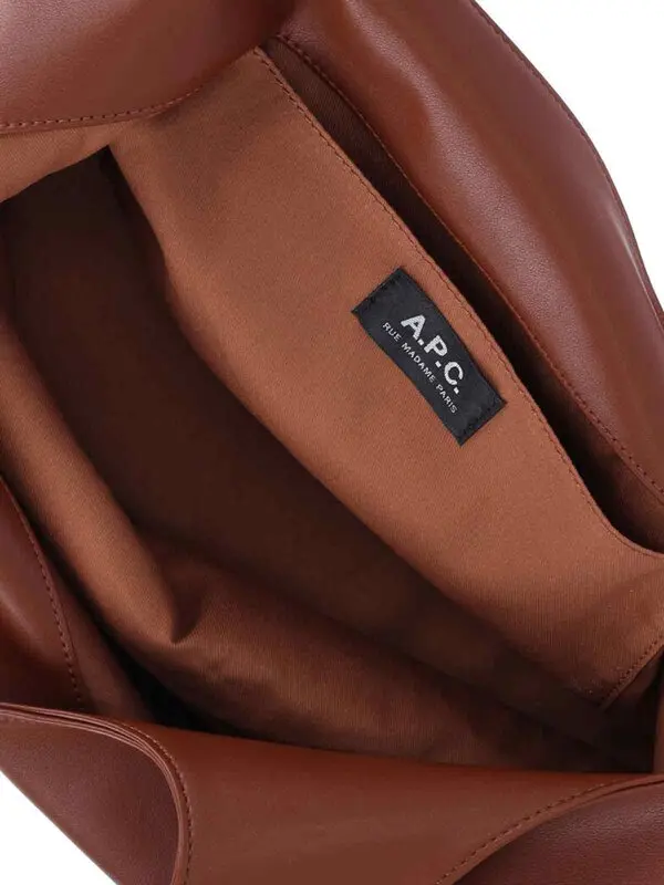 A.p.c. Ninon Tote Bag - Brown