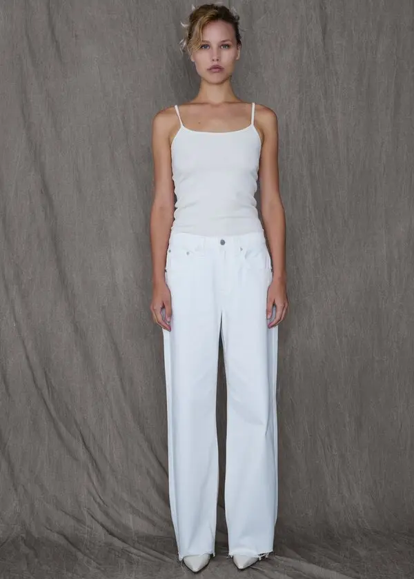 TT STUDIOS Audrey Wide Leg Jeans - White St.