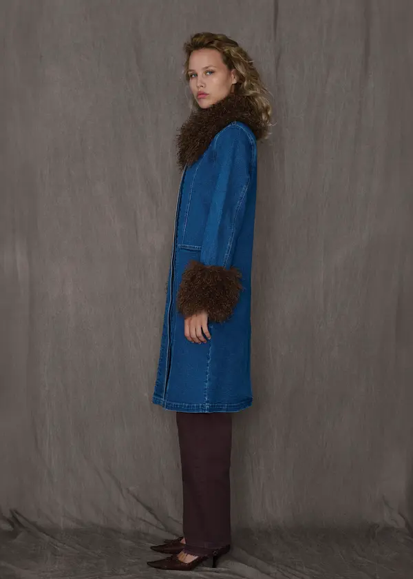 TT STUDIOS Penny Jacket With Fur Trim