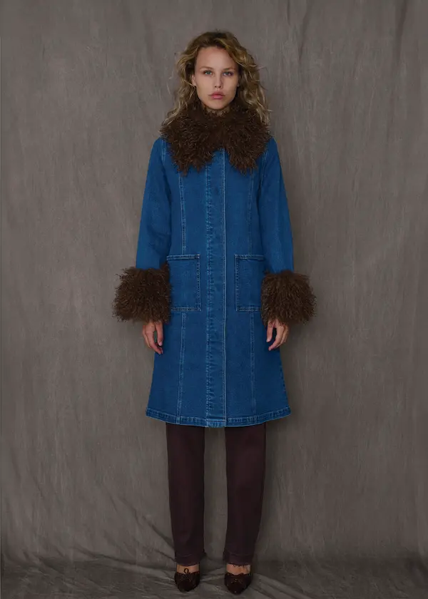 TT STUDIOS Penny Jacket With Fur Trim