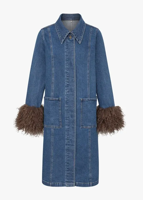TT STUDIOS Penny Jacket With Fur Trim