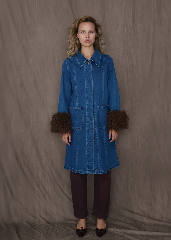 TT STUDIOS Penny Jacket With Fur Trim