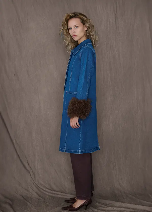 TT STUDIOS Penny Jacket With Fur Trim