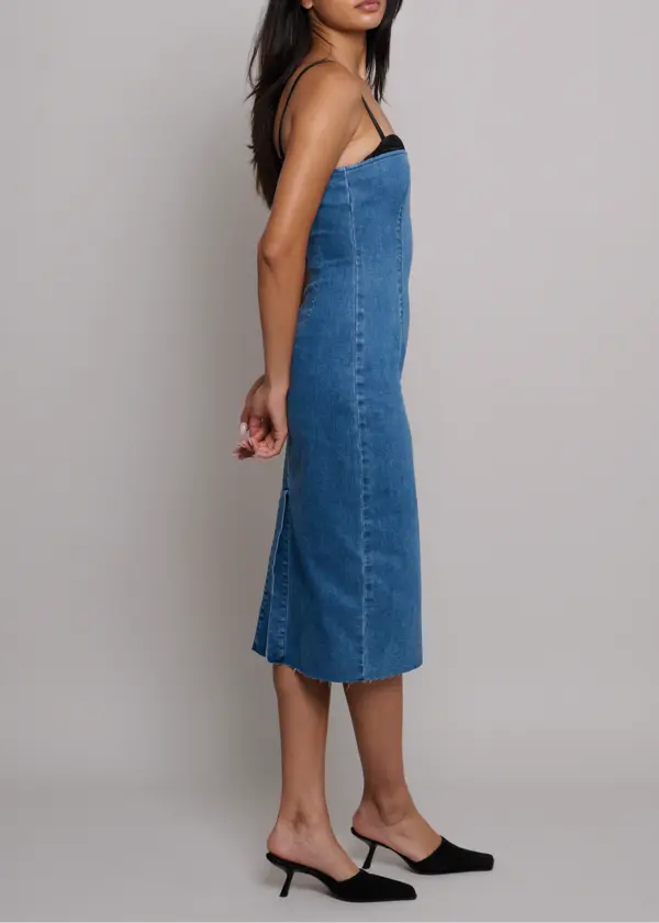 TT STUDIOS Victoria Denim Dress With Bra Detail - Main St.