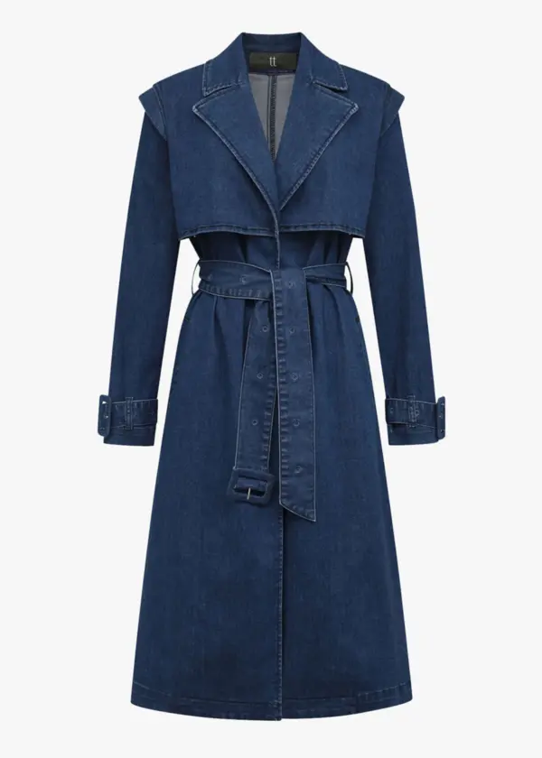 TT STUDIOS Denim Trench Coat