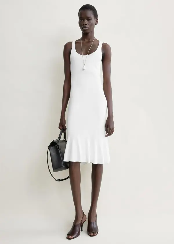 TOTEME Fluted Hem Dress