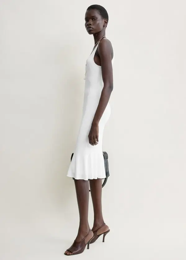 TOTEME Fluted Hem Dress