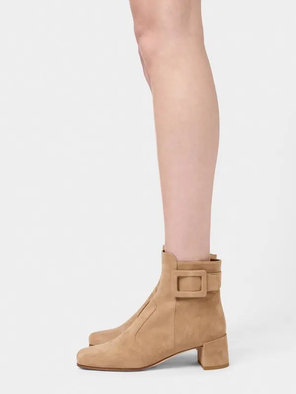 ROGER VIVIER Polly Suede Booties