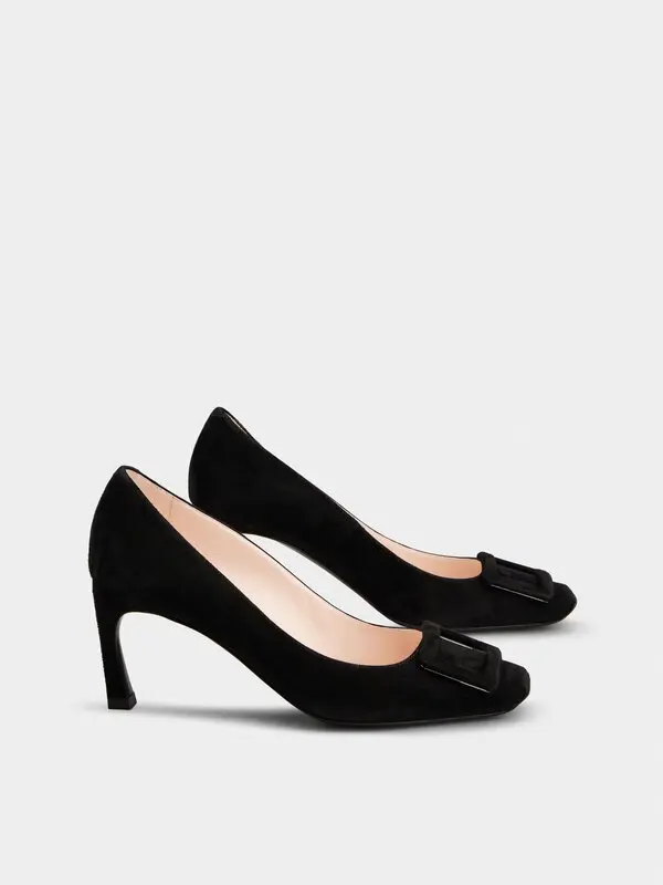 ROGER VIVIER Trompette Suede Pumps
