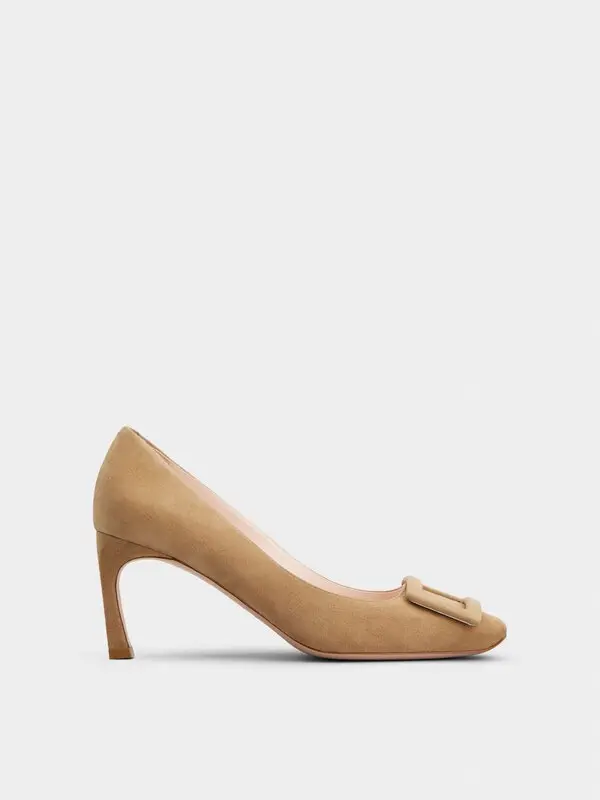 ROGER VIVIER Trompette Suede Pumps