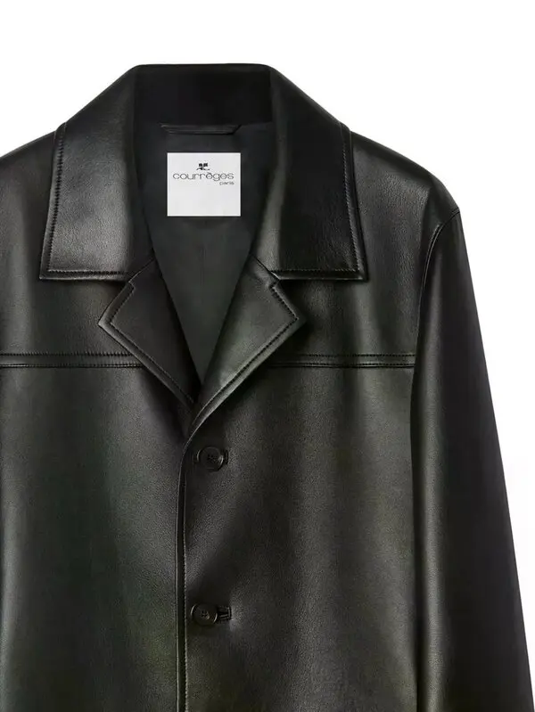 COURREGES Leather Coat