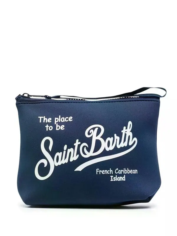 MC2 SAINT BARTH Logo Print Make-up Bag
