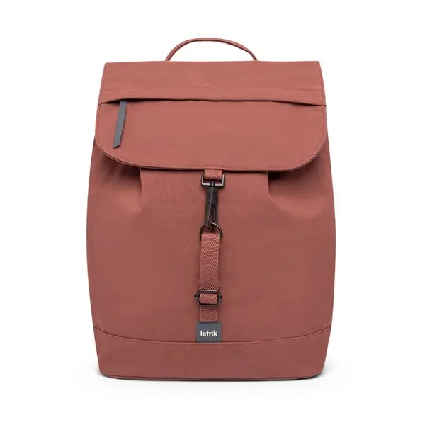 LEFRIK Bronze Backpack With Flap Closure