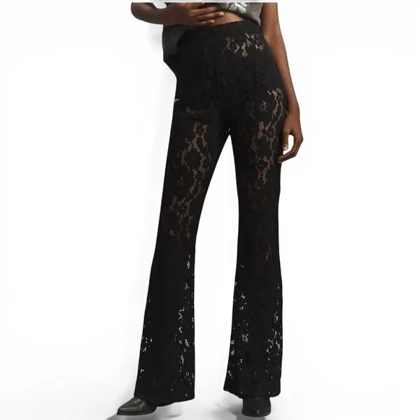 HIGH HEEL JUNGLE BY KATHRYN EISMAN Jen Lace Flare Pant