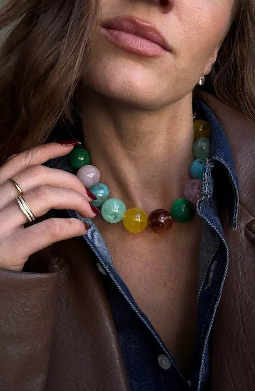 Baublebar Jane Beaded Necklace - Drk Multi