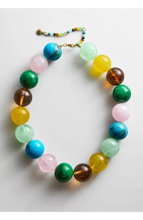 Baublebar Jane Beaded Necklace - Drk Multi