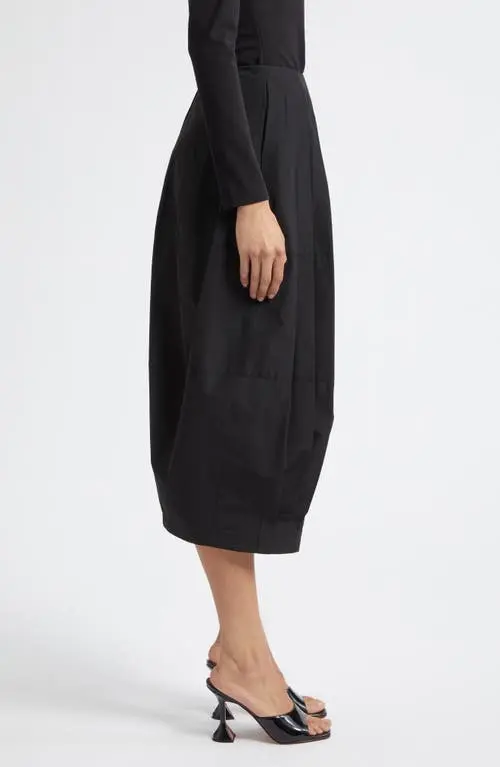 ISRAELLA KOBLA Daphne Lantern Midi Skirt