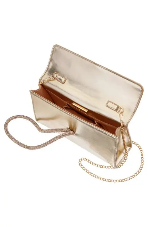 Nina Kaylee Metallic Faux Leather Clutch