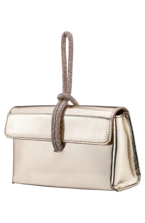 Nina Kaylee Metallic Faux Leather Clutch