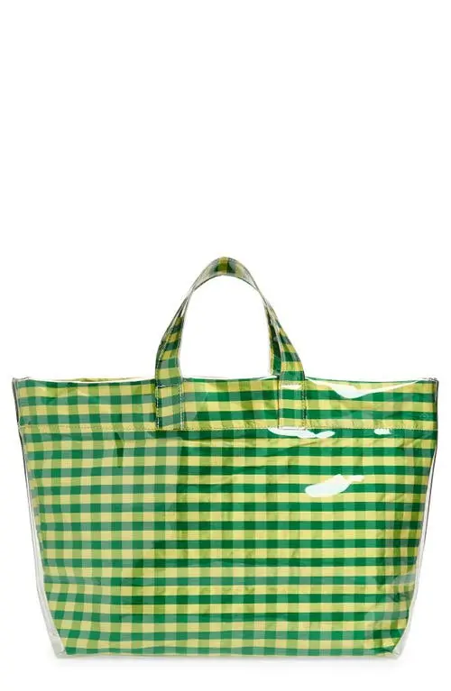 COMING OF AGE Gingham Tote
