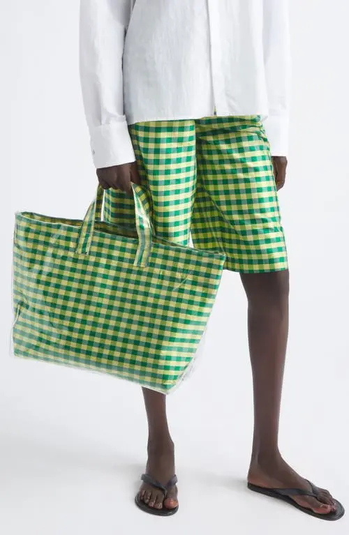 COMING OF AGE Gingham Tote