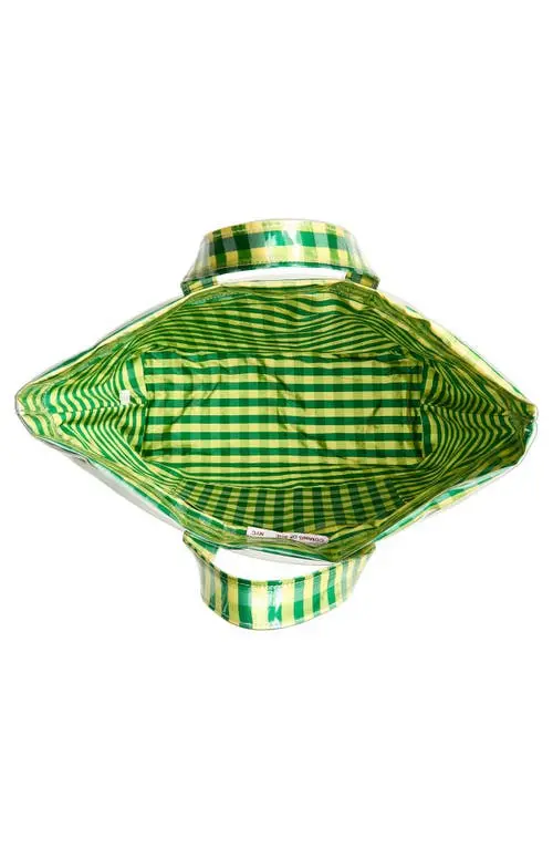 COMING OF AGE Gingham Tote