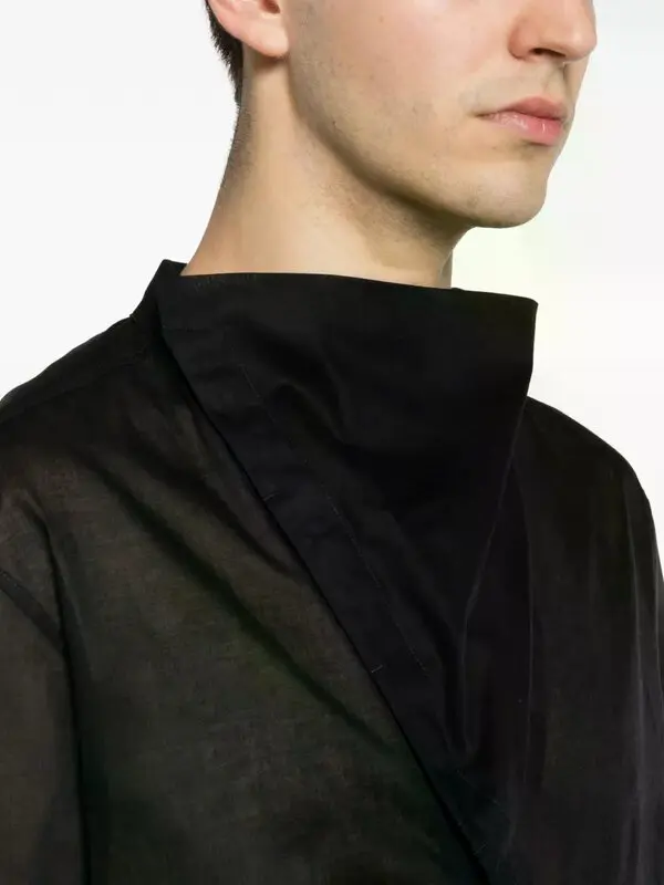 Rick Owens Island Sheer-panel Shirt