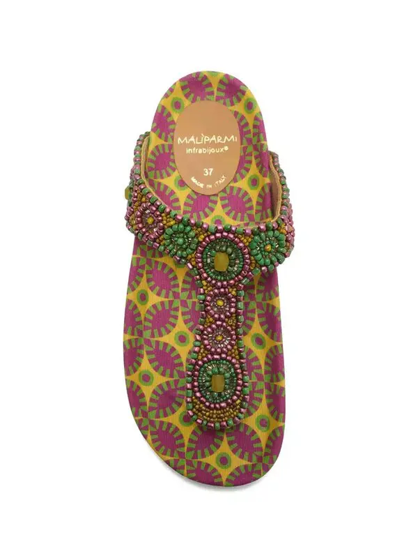 Malìparmi Embellished Floral Sandals