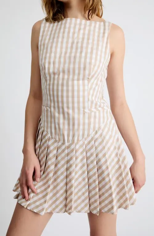 EXTRO & VERT Gingham Mini Dress