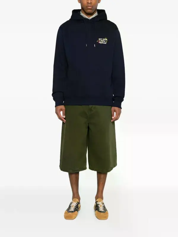 Drole De Monsieur Embroidered Hoodie
