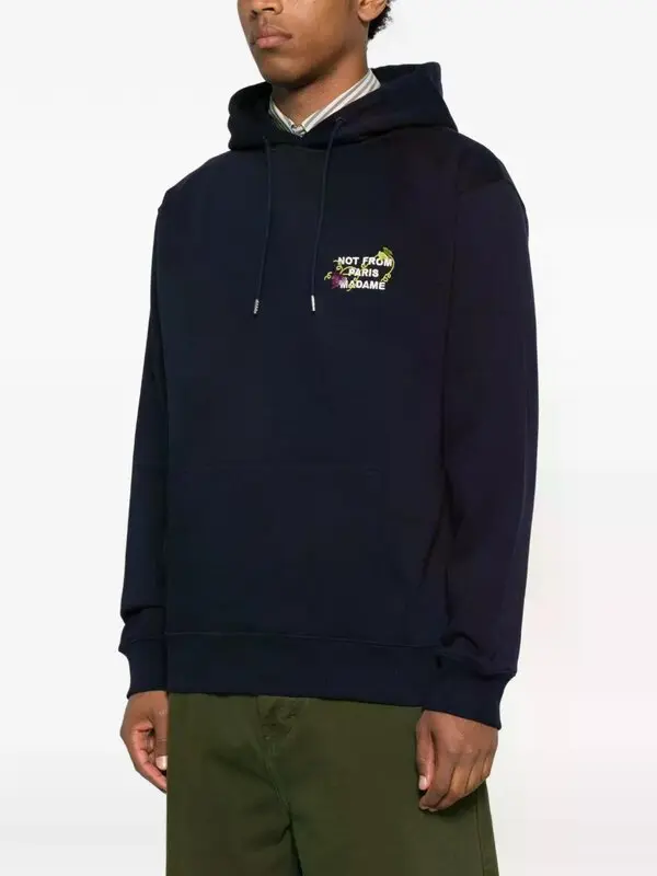 Drole De Monsieur Embroidered Hoodie