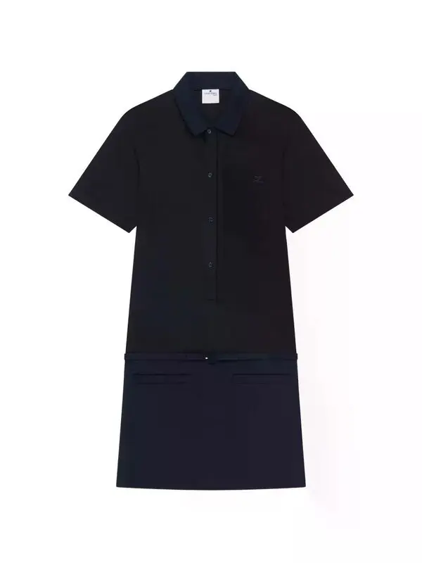 COURREGES Mini Polo Dress
