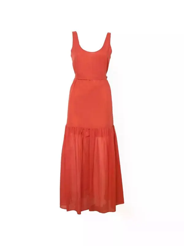 PENNYBLACK Belted Midi Dress - Orange