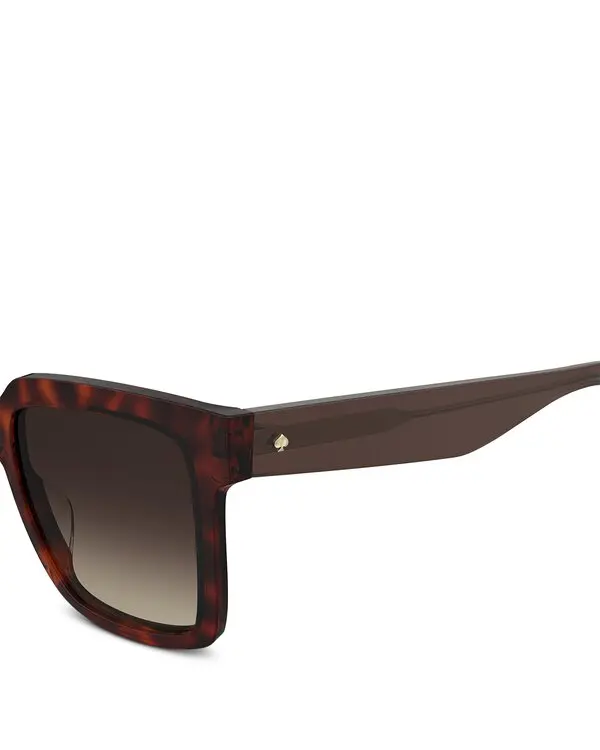 Kate Spade New York Shira Square Sunglasses, 56mm