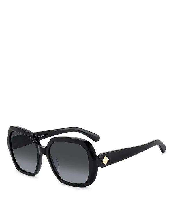 Kate Spade New York Noringa Square Sunglasses - Black