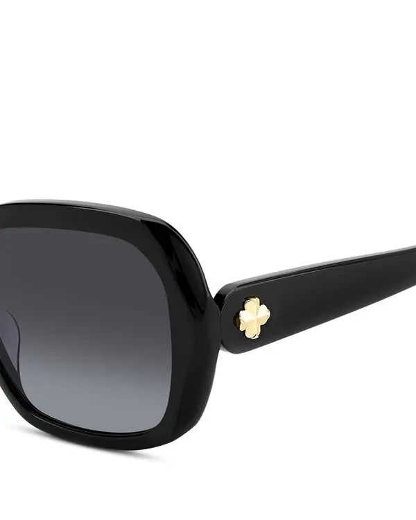 Kate Spade New York Noringa Square Sunglasses - Black