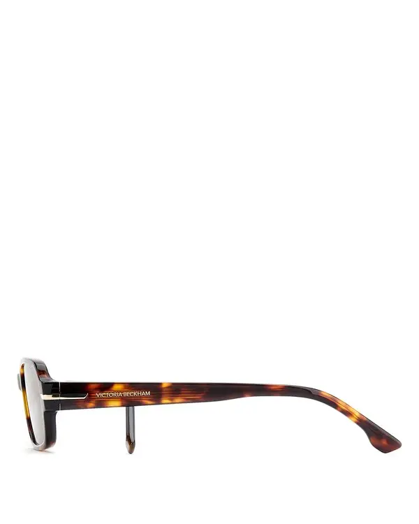Victoria Beckham Rectangular Sunglasses 54mm - Brown