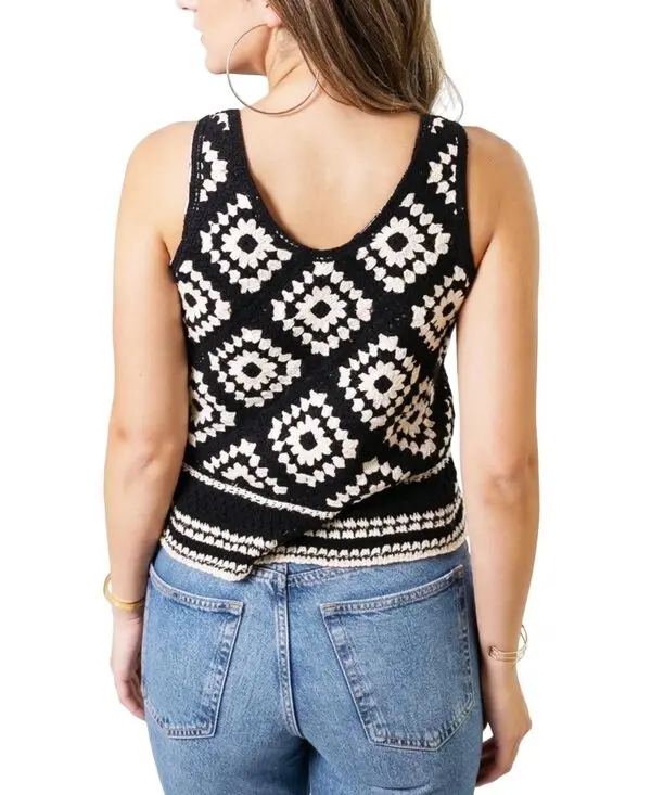 Central Park West Winona Crochet Stitch Tank