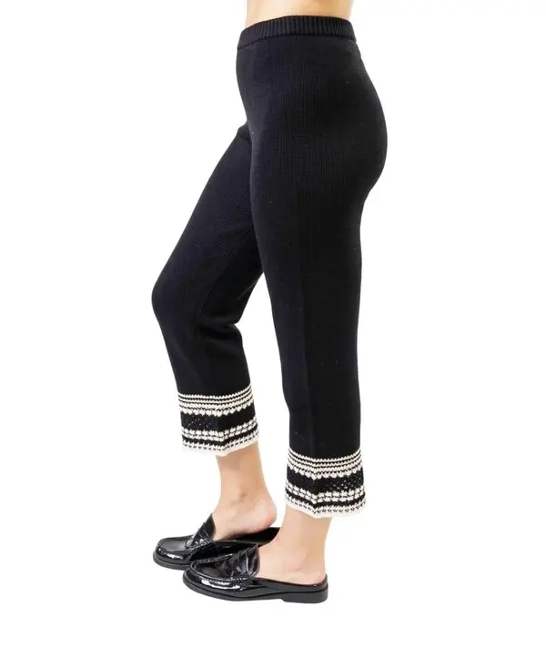 Central Park West Winona Crochet Edge Pants