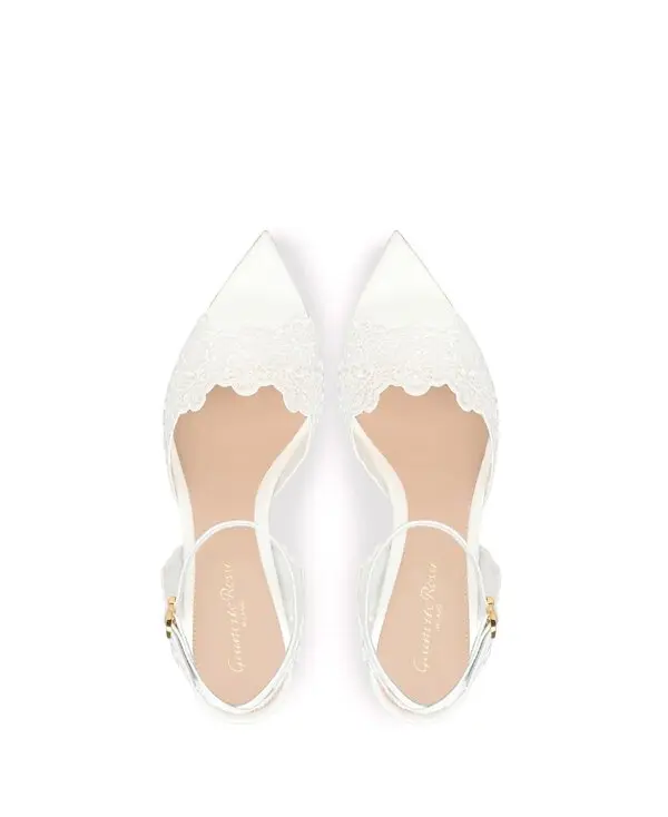 GIANVITO ROSSI Yvonne Lace Sandal