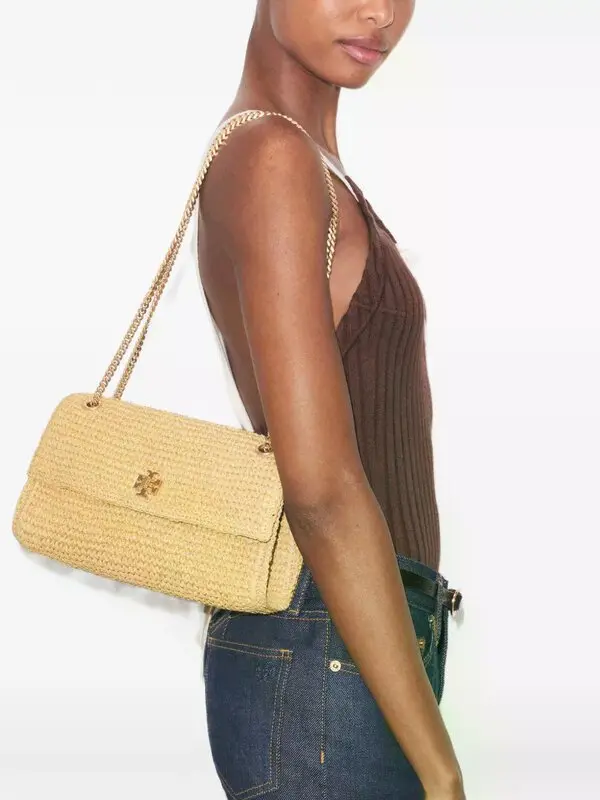 Tory Burch Mini Kira Turnlock Woven Shoulder Bag