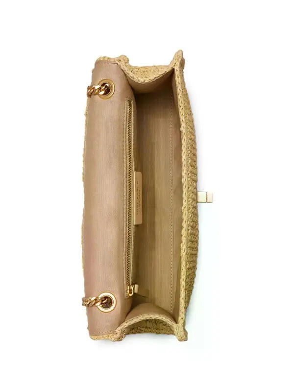Tory Burch Mini Kira Turnlock Woven Shoulder Bag