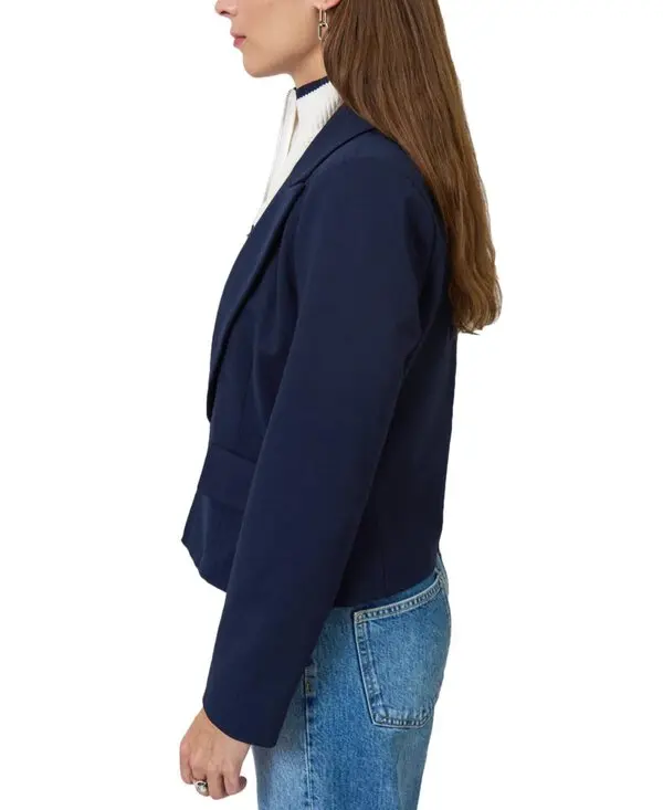 Central Park West Chelsea Rugby Stripe Sweater Dickey Jacket
