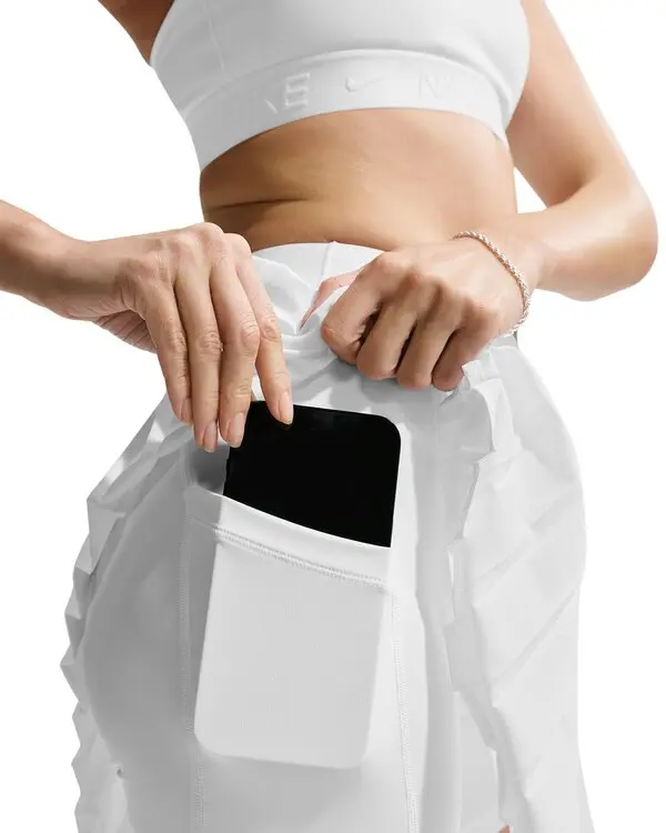 Nike Victory Dri-fit High-waisted Tennis Skort - White/black