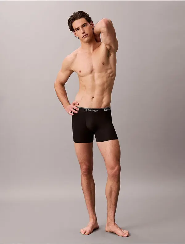 Calvin Klein Microfiber Stretch 7-pack Boxer Brief - Black