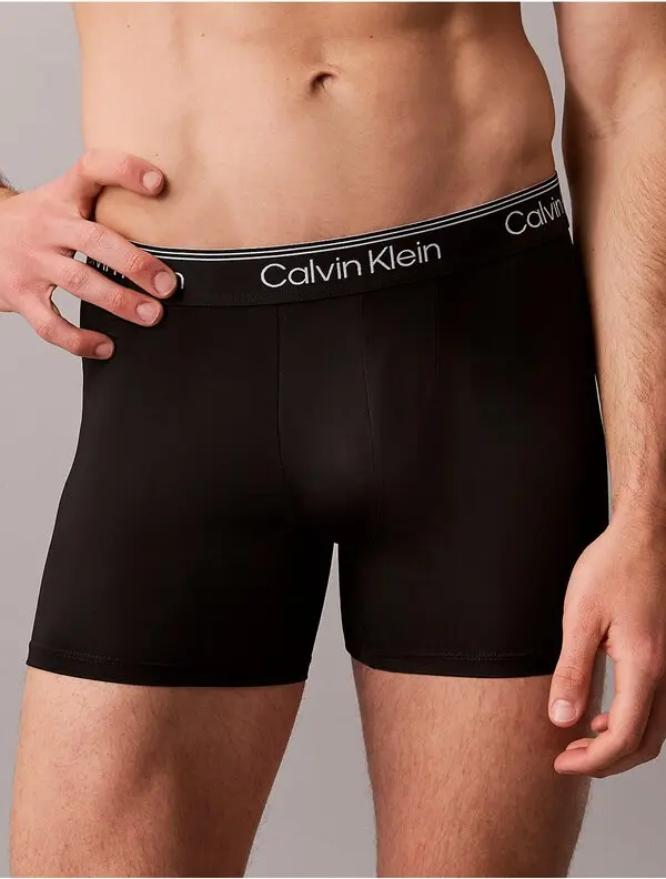 Calvin Klein Microfiber Stretch 7-pack Boxer Brief - Black