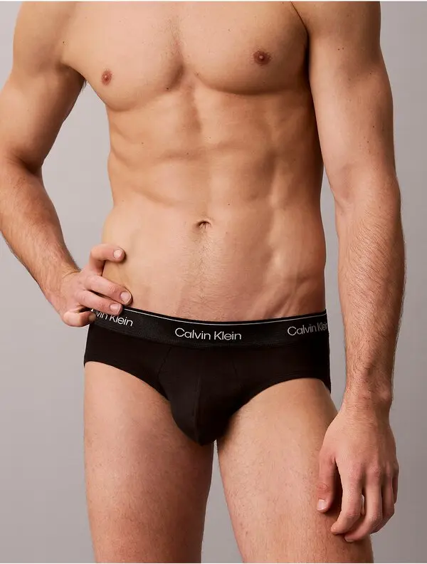 Calvin Klein Icon Cotton Stretch Metallic 3-pack Hip Brief