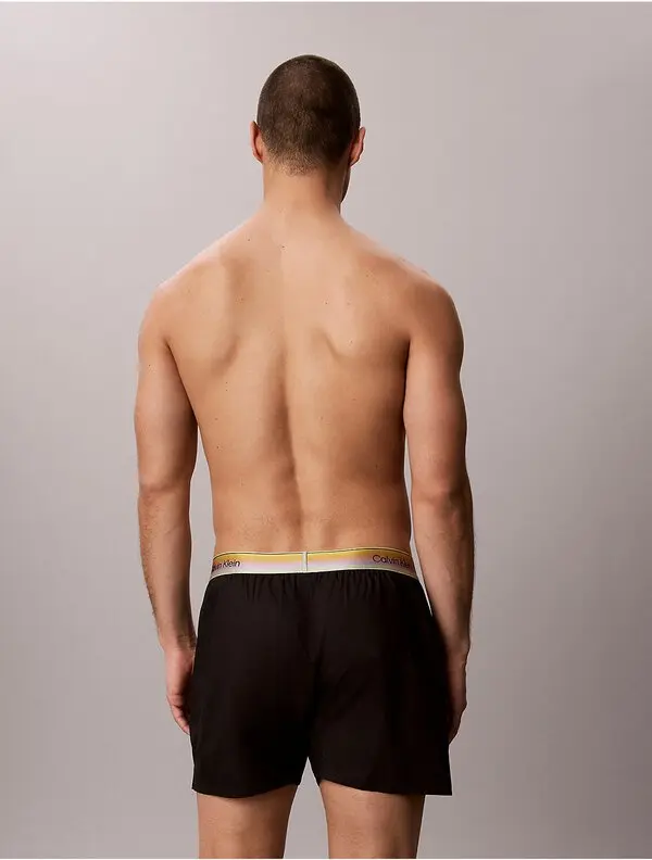 Calvin Klein Cotton Poplin Pride Boxer - Black