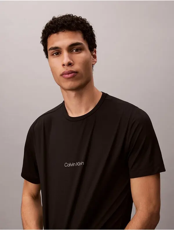 Calvin Klein Sport Mesh T-shirt - Black