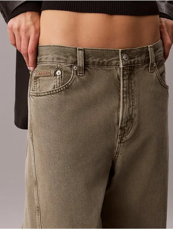 Calvin Klein Twisted Seam Low Rise Baggy Jeans
